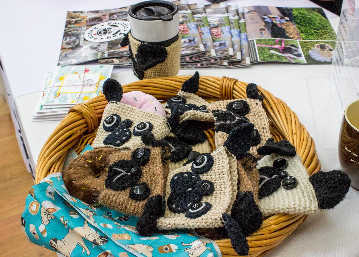 Photos: Curly tails and squished noses fill Pop-up Pug Café and Art ...