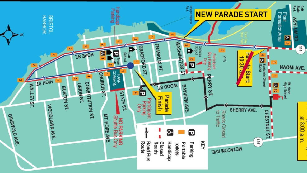 Historic Bristol Fourth of July parade route shortened | WJAR
