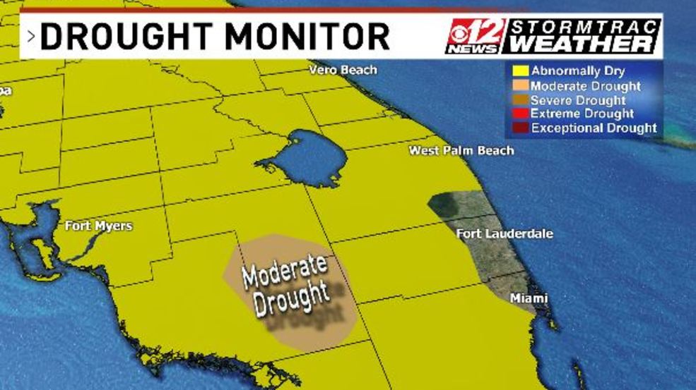 Moderate drought underway in parts of South Florida | WPEC